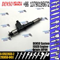 China Rail Fuel Injector Assembly 295050-0450 295050-0451 8-97622035-2 8-97622035-0 8-97622035-1 For ISUZU for sale