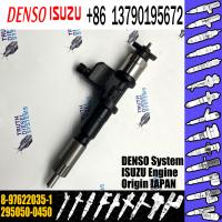 China Rail Fuel Injector Assembly 295050-0450 295050-0451 8-97622035-2 8-97622035-0 8-97622035-1 For ISUZU for sale