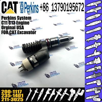 China CAT excavator parts fuel injector 211-3025 200-1117 235-1401 for C15 C16 engine for sale