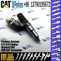 China CAT excavator parts fuel injector 211-3025 200-1117 235-1401 for C15 C16 engine for sale