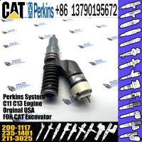 China CAT excavator parts fuel injector 211-3025 200-1117 235-1401 for C15 C16 engine for sale
