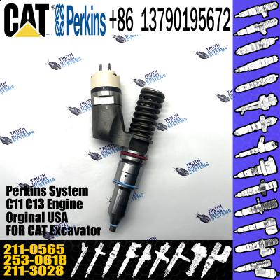 China Excavator Parts C13 C15 C18 Engine Injector 253-0618 10R-7231 211-3028 211-0565 211-3023 for sale