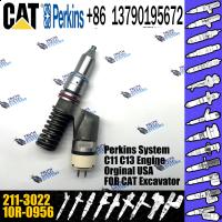 China High Quality Diesel Fuel Common Rail Injector 211-3022 10R-0956 For CAT Engine 3406E C15 for sale