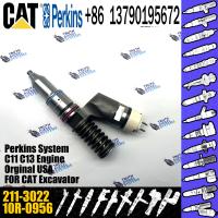 China High Quality Diesel Fuel Common Rail Injector 211-3022 10R-0956 For CAT Engine 3406E C15 for sale