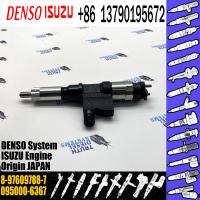 China diesel fuel injector 095000-6366 095000-6363 095000-6367 8-97609788-6 8-97609788-7 For ISUZU 4HK1 for sale