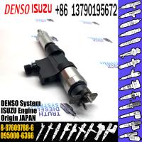 China 8-97609788-6 095000-6366 095000-6367 DENSO ISUZU 700P 4HK1-TCN Diesel fuel injector nozzles for sale