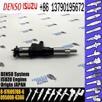 China 8-97609788-6 095000-6366 095000-6367 DENSO ISUZU 700P 4HK1-TCN Diesel fuel injector nozzles for sale