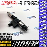 China 8-97609788-6 095000-6366 095000-6367 DENSO ISUZU 700P 4HK1-TCN Diesel fuel injector nozzles for sale