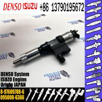 China 8-97609788-6 095000-6366 095000-6367 DENSO ISUZU 700P 4HK1-TCN Diesel fuel injector nozzles for sale