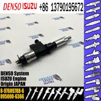China 8-97609788-6 095000-6366 095000-6367 DENSO ISUZU 700P 4HK1-TCN Diesel fuel injector nozzles for sale