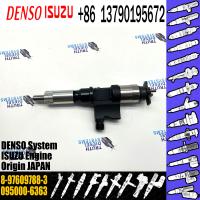 China Rail Inyectores Diesel Injector 095000-6363 6360 8-97609788-3 For Denso Isuzu Foward 4HK1 5.2L for sale