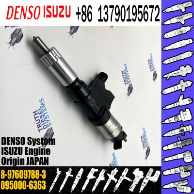 China Rail Inyectores Diesel Injector 095000-6363 6360 8-97609788-3 For Denso Isuzu Foward 4HK1 5.2L for sale