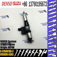 China Rail Inyectores Diesel Injector 095000-6363 6360 8-97609788-3 For Denso Isuzu Foward 4HK1 5.2L for sale