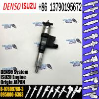 China Rail Inyectores Diesel Injector 095000-6363 6360 8-97609788-3 For Denso Isuzu Foward 4HK1 5.2L for sale