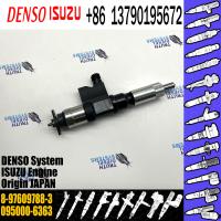 China Rail Inyectores Diesel Injector 095000-6363 6360 8-97609788-3 For Denso Isuzu Foward 4HK1 5.2L for sale