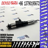 China Rail Fuel Injector 095000-6360 SX001-08606 8-97609788-0 for Isuzu F Series 7.8 d 225-300 6HK1 Forwa for sale