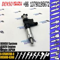 China Rail Fuel Injector 095000-6360 SX001-08606 8-97609788-0 for Isuzu F Series 7.8 d 225-300 6HK1 Forwa for sale