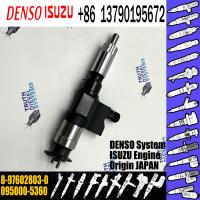 China Original Common Rail Fuel Injector 095000-5360 095000-5361 8-97602803-0 8-97602803-1 for sale