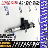 China Genuine common rail injector 095000-5344 095000-5342 095000-5345 for 4HK1 6HK1 8-97602485-6 8-97602485-7 for sale