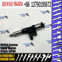 China Genuine common rail injector 095000-5344 095000-5342 095000-5345 for 4HK1 6HK1 8-97602485-6 8-97602485-7 for sale