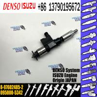 China High Quality Diesel Fuel Injector 095000-5342 Common Rail Injection Nozzle 8-97602485-2 For ISUZU 4HK1 for sale