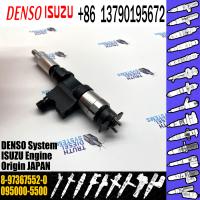 China rail injector 095000-5501 095000-5500 injector for ISUZU 4HL1 6HL1 diesel injector nozzle 095000-5501 8-97367552-0 for sale