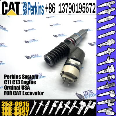 China Hot sale good testing fuel injector 253-0616 10R-3265 2530616 10R3265 253-0615 for C15 C18 365C more series for sale