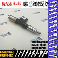 China Injector 095000-0165 8-94392862-0 8-94392862-1 diesel injector for ISUZU 6TE1, 6TE1-TC, 6TE1TC, Forward 8-94392862-3 for sale