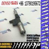 China Injector 095000-0165 8-94392862-0 8-94392862-1 diesel injector for ISUZU 6TE1, 6TE1-TC, 6TE1TC, Forward 8-94392862-3 for sale