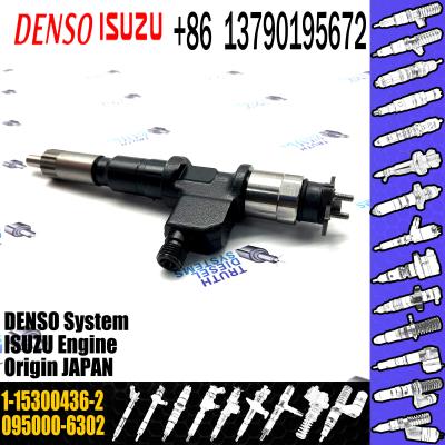 China GAMEN High Quality Common Rail Fuel Injector Assembly 095000-6302 for ISUZU 6WG1 1-15300436-2 for sale