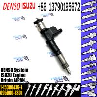 China fuel injector 095000-6301 1-15300436-1 injector for ISUZU 6WG1 injector nozzle 095000-6301 1-15300436-1 for sale