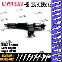 China fuel injector 095000-6301 1-15300436-1 injector for ISUZU 6WG1 injector nozzle 095000-6301 1-15300436-1 for sale