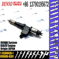 China fuel injector 095000-6301 1-15300436-1 injector for ISUZU 6WG1 injector nozzle 095000-6301 1-15300436-1 for sale