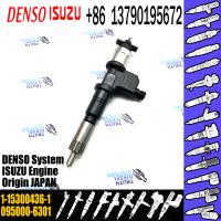 China fuel injector 095000-6301 1-15300436-1 injector for ISUZU 6WG1 injector nozzle 095000-6301 1-15300436-1 for sale