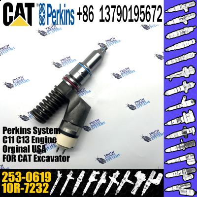 China HUIDA fuel injector 253-0618 253-0619 254-4183 used for engine C15 C18 C32 for sale