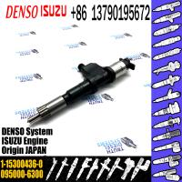 China fuel injector 095000-6300,1-15300436-0,1-115300436-4,095000-6304 new fuel injector 11153004360,1153004364 for ISUZU 6WG1 for sale