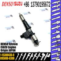 China fuel injector 095000-6300,1-15300436-0,1-115300436-4,095000-6304 new fuel injector 11153004360,1153004364 for ISUZU 6WG1 for sale