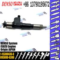 China fuel injector 095000-6300,1-15300436-0,1-115300436-4,095000-6304 new fuel injector 11153004360,1153004364 for ISUZU 6WG1 for sale