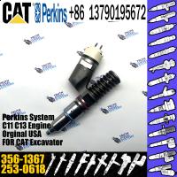 China Excavator Engine Parts C15 fuel injector 253-0618 356-1367 2530618 3561367 for sale