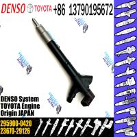 China New Common Rial Diesel fuel injector 295900-0420 23670-29126 2367029126 For Toyota Avensis Rav4 2AD-FTV for sale