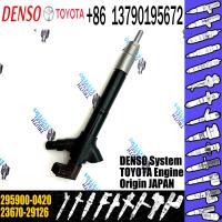 China New Common Rial Diesel fuel injector 295900-0420 23670-29126 2367029126 For Toyota Avensis Rav4 2AD-FTV for sale