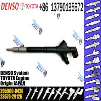 China New Common Rial Diesel fuel injector 295900-0420 23670-29126 2367029126 For Toyota Avensis Rav4 2AD-FTV for sale