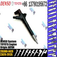 China New Common Rial Diesel fuel injector 295900-0420 23670-29126 2367029126 For Toyota Avensis Rav4 2AD-FTV for sale