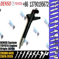 China New Common Rial Diesel fuel injector 295900-0420 23670-29126 2367029126 For Toyota Avensis Rav4 2AD-FTV for sale