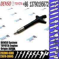 China Rail Fuel Injector 295900-0480 23670-51060 23670-59045 295900-0300 for TOYOTA engine INJECTOR for sale