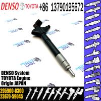 China Rail Fuel Injector 295900-0480 23670-51060 23670-59045 295900-0300 for TOYOTA engine INJECTOR for sale