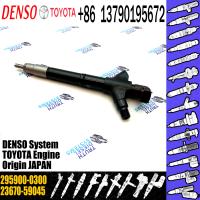 China Rail Fuel Injector 295900-0480 23670-51060 23670-59045 295900-0300 for TOYOTA engine INJECTOR for sale