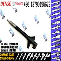 China Rail Fuel Injector 295900-0480 23670-51060 23670-59045 295900-0300 for TOYOTA engine INJECTOR for sale