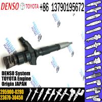 China diesel fuel common rail injector 295900-0210 23670-30450 295900-0280 for Hilux 2KD for toyota for sale