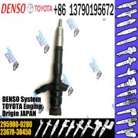 China diesel fuel common rail injector 295900-0210 23670-30450 295900-0280 for Hilux 2KD for toyota for sale
